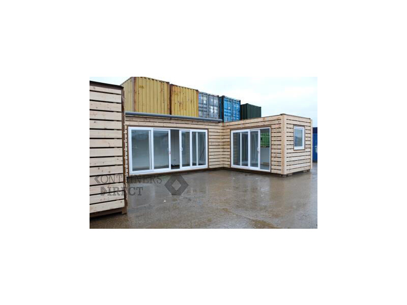 Shipping Container Conversions 3 x 20ft joined up store, workshop and ...