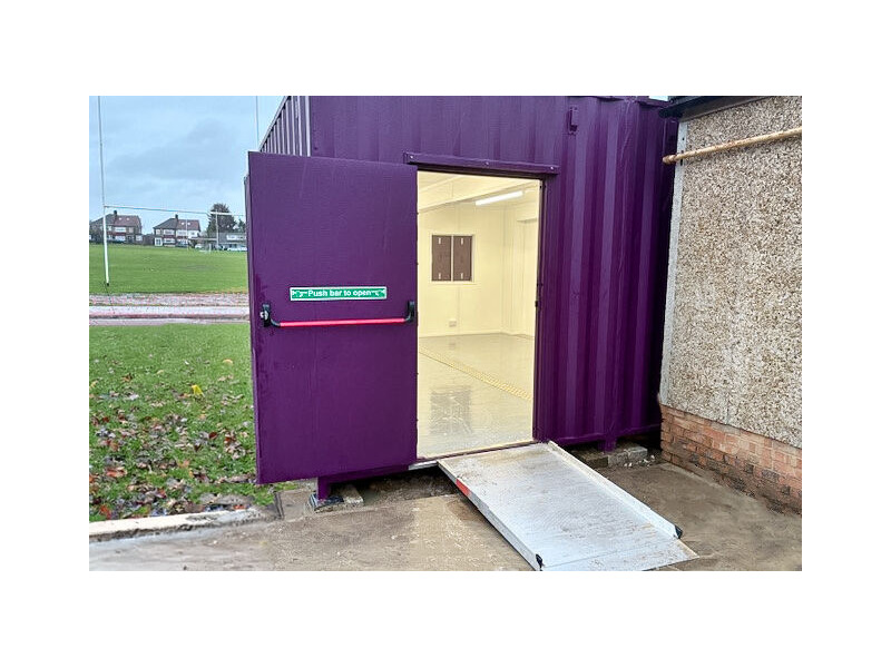 Shipping Container Conversions 20ft x 24ft StudyBox® classroom with ...