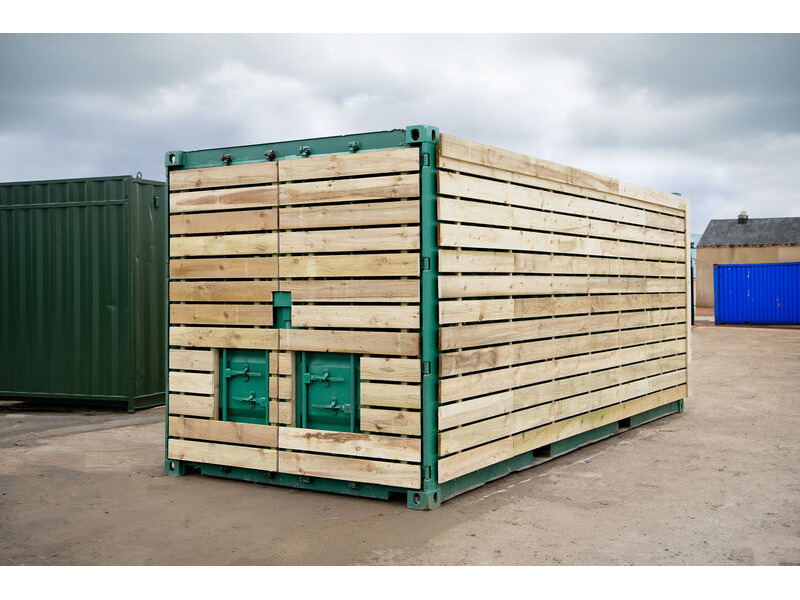 SHIPPING CONTAINERS Used 20ft Container with Cladding - OFF132916 | £ ...