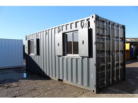 Shipping Container Windows This Architect Built A Home Office Out Of A