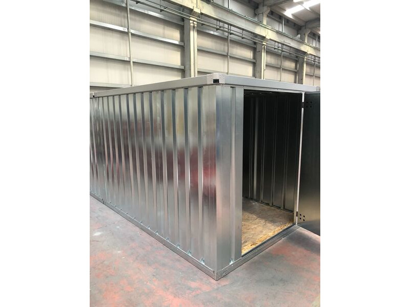 Flat Pack Shipping Containers 4m self assembly galvanised | £1696.00 ...
