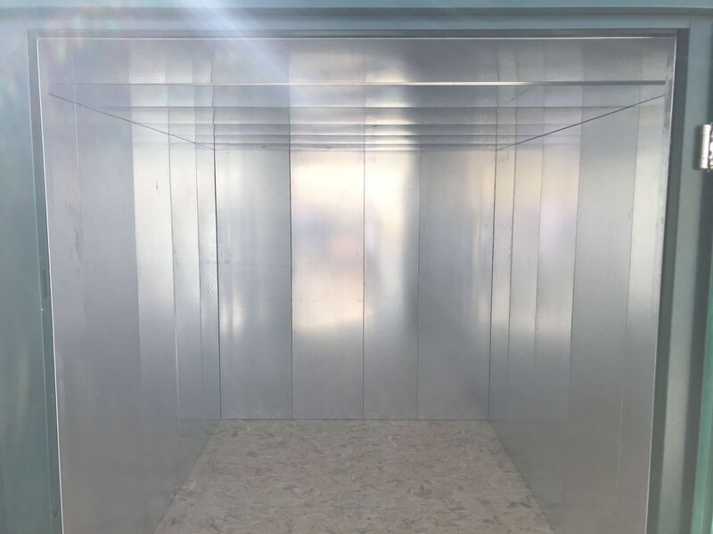 Flat Pack Shipping Containers 4m self assembly galvanised | £1696.00 ...