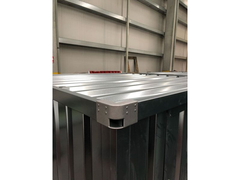 Flat Pack Shipping Containers 4m self assembly galvanised | £1696.00 ...