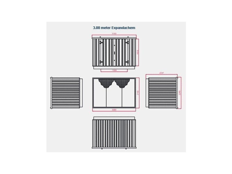 Flat Pack Shipping Containers Chemical Store 3m x 2.1m C3 | £2750.00 ...