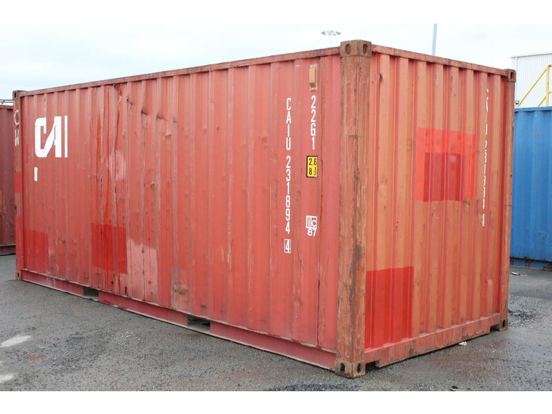 SHIPPING CONTAINERS 20ft Shipping Container - Original Doors | | 20ft ...