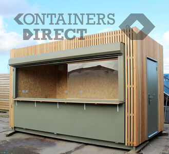 15ft MenuBox with Roller Shutter - Case Study :: Shipping Container ...