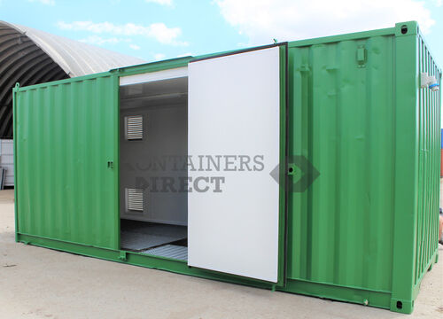 Shipping Container Conversions | Case Studies | Roller Shutters ...